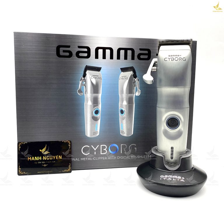 Tông Đơ Cắt Tóc Gamma+ Cyborg Cordless - Italy - Mạnh Nguyễn - Chuyên dụng cụ ngành tóc